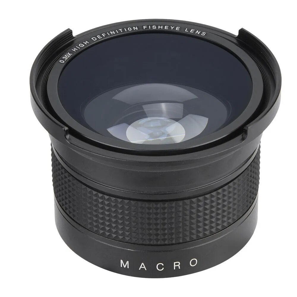 Объектив 0.35x Fish-Eye Super Wide-Angle 52mm, насадка для объектива