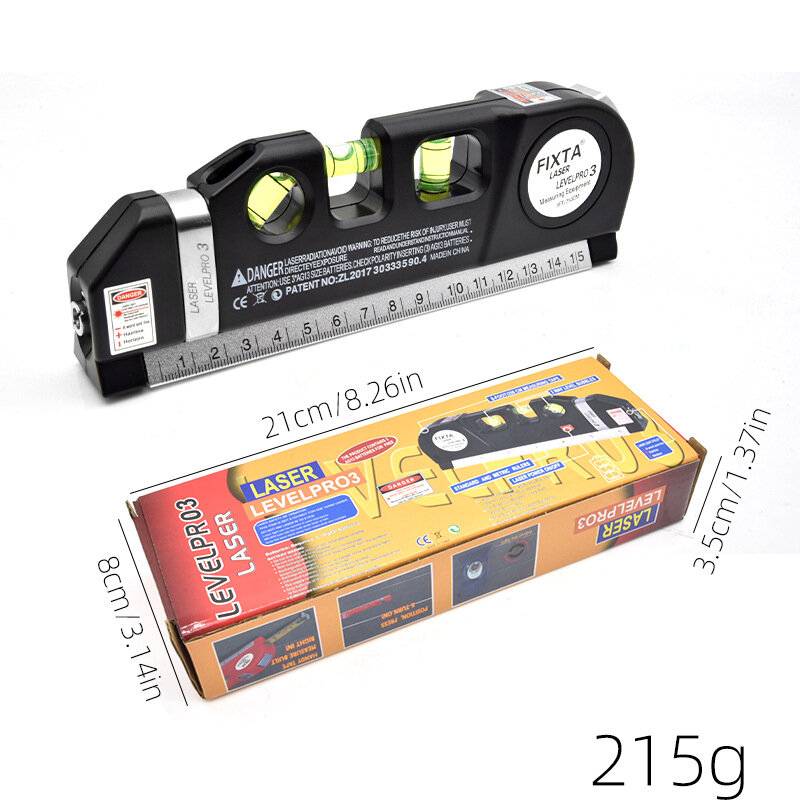 Высокоточный инфракрасный уровень, миниатюрный, из алюминиевого сплава, прочный, устойчивый к падениям, с сильным магнитом, лазерный домашний уровень