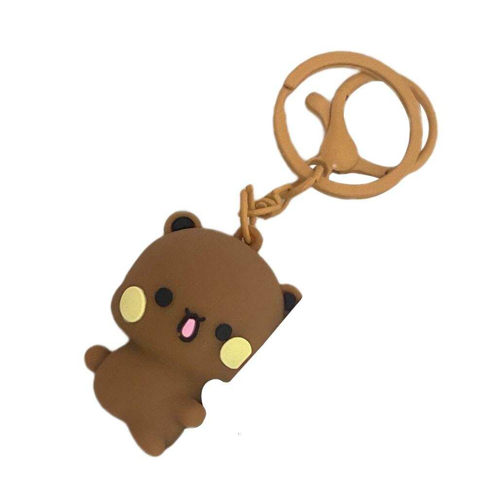 Магнитный брелок-застёжка в виде рюкзака, Коричневый