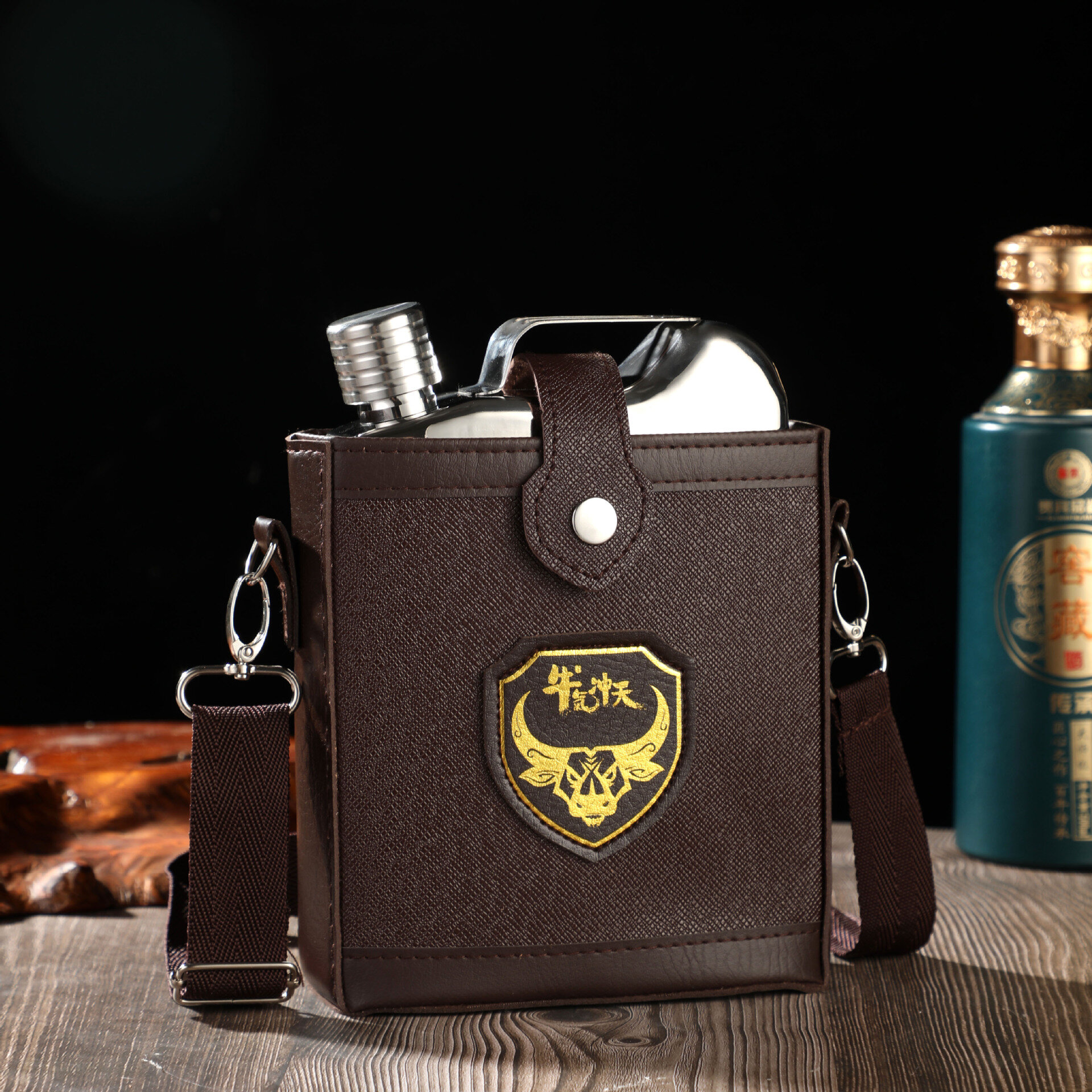 Утолщенный немецкий высококачественный портативный винный фляга из нержавеющей стали 316 304, 3 джина, 2.5kg 3.5kg винный бочонок, русский винный набор