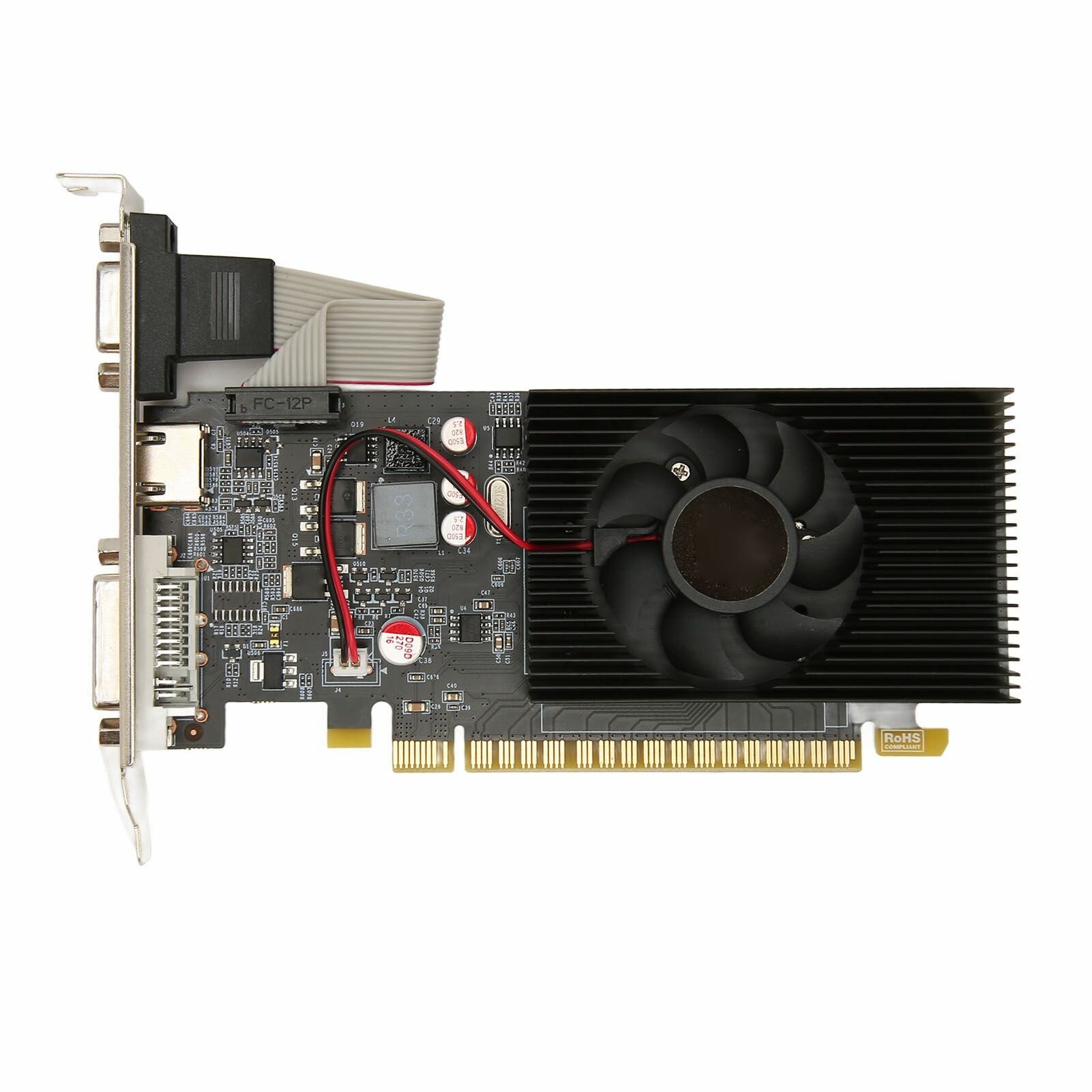 Графическая карта настольного компьютера GT730 4G DDR3 128bit half-knife high