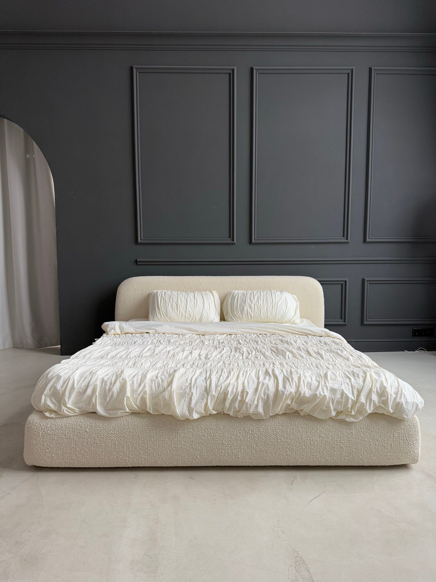 Mebelroom.shop, Лагом кровать с подъемным механизмом,160х200 двуспальная, букле