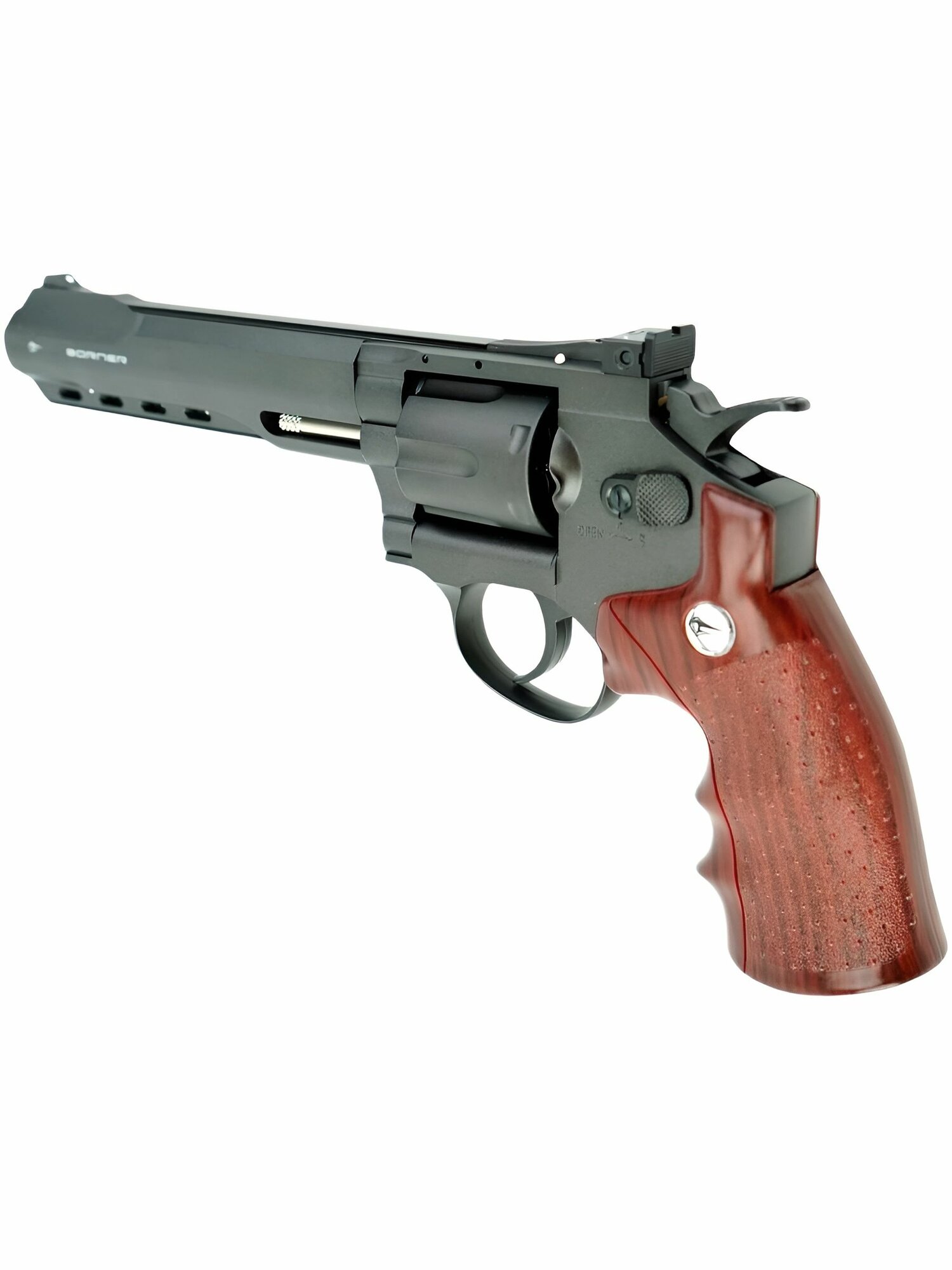 Револьвер пневм. BORNER Super Sport 702, кал. 4,5 мм (с картриджи 6 шт.)
