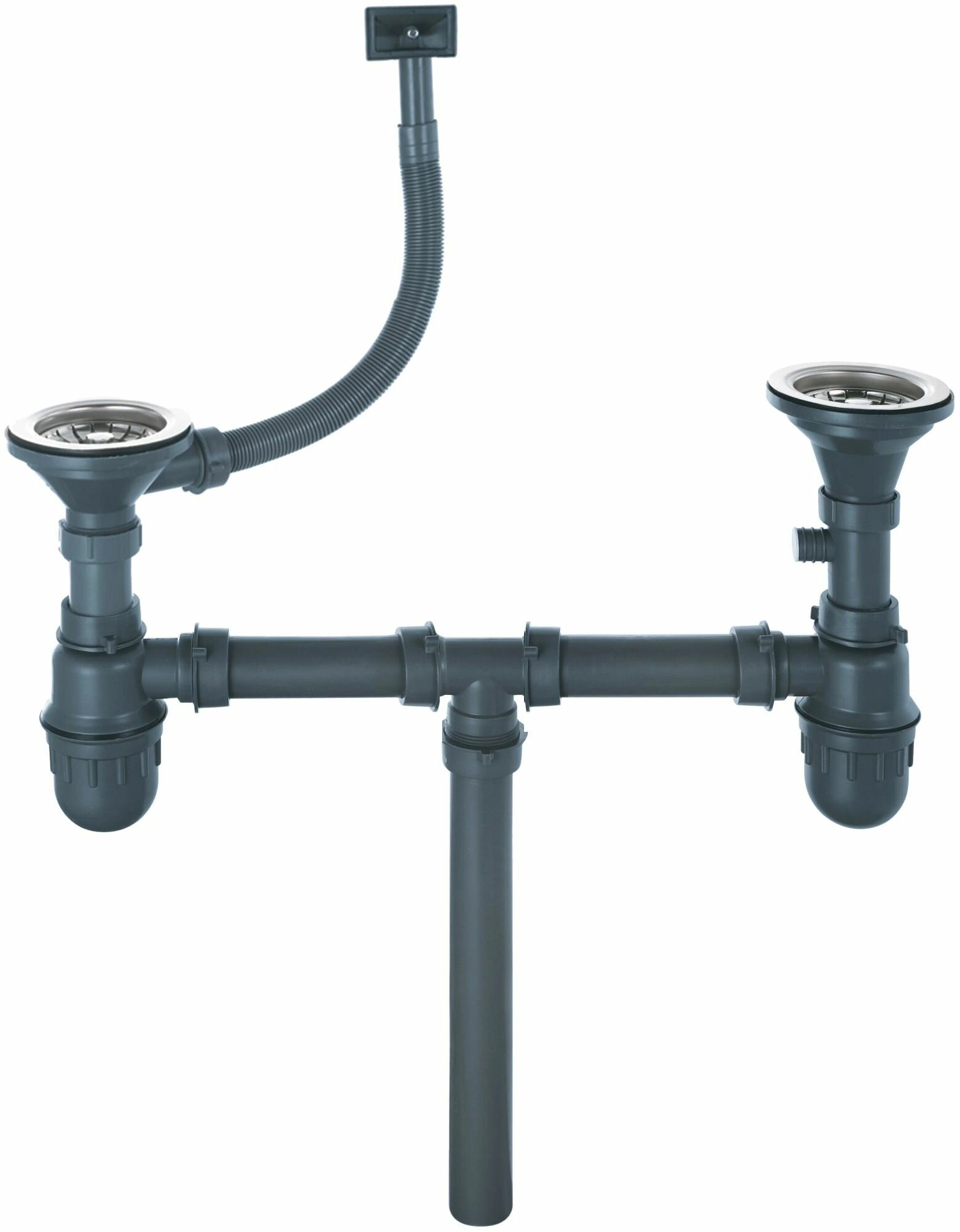 Двойной сифон с переливом Haiba HA102