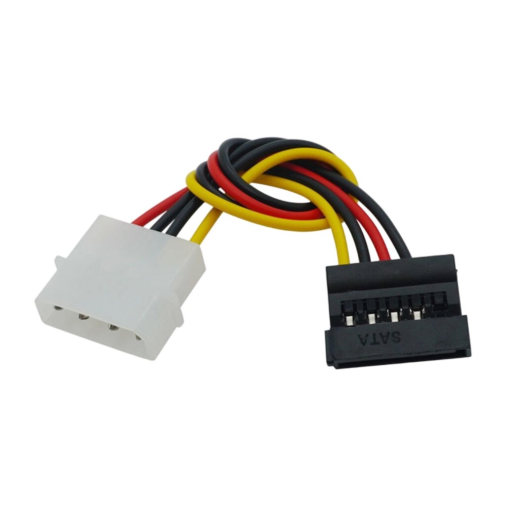 4-контактный разъем IDE к 15-контактному разъему адаптера питания жесткого диска для компьютера