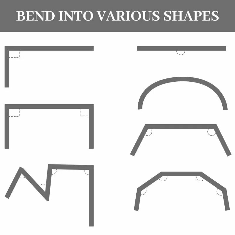Однорожковая штанга для штор - потолочное крепление