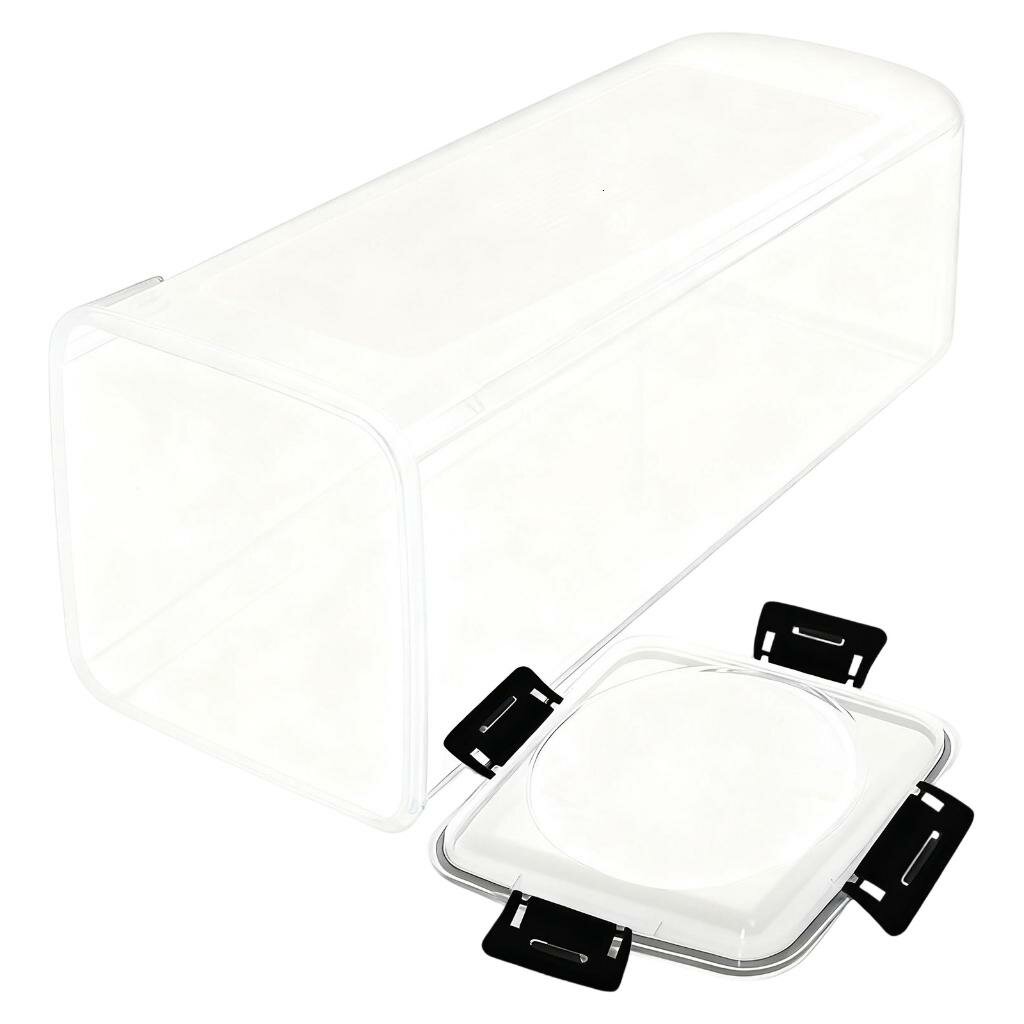 Пластиковый контейнер для хранения хлеба, Черный