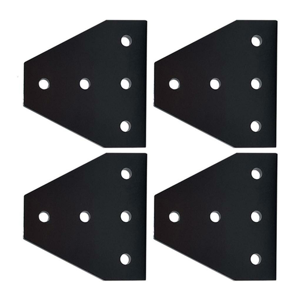 4 угловых кода 3D-принтера, Т-образный алюминиевый профиль, прямоугольная соединительная пластина, 2020 T-образный профиль