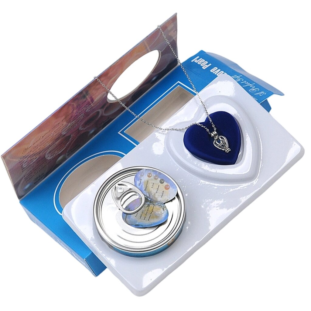 Упаковка из 1 Элегантного Жемчужного Ожерелья В Виде Ракушки Моллюска Набор Для Изготовления Аксессуаров из сплава "Сделай Сам"