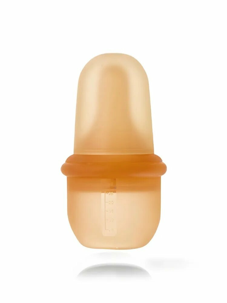 Силиконовая детская бутылочка для кормления объемом 30 мл с дозатором для грудного молока, сока, воды и лекарств