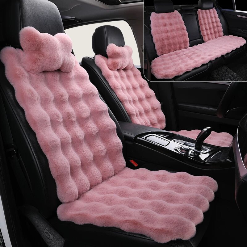 Зимняя накидка на автомобильное сиденье, плюшевая, цельная, из пузырчатого вельвета, утолщенная и уплотненная, новая,