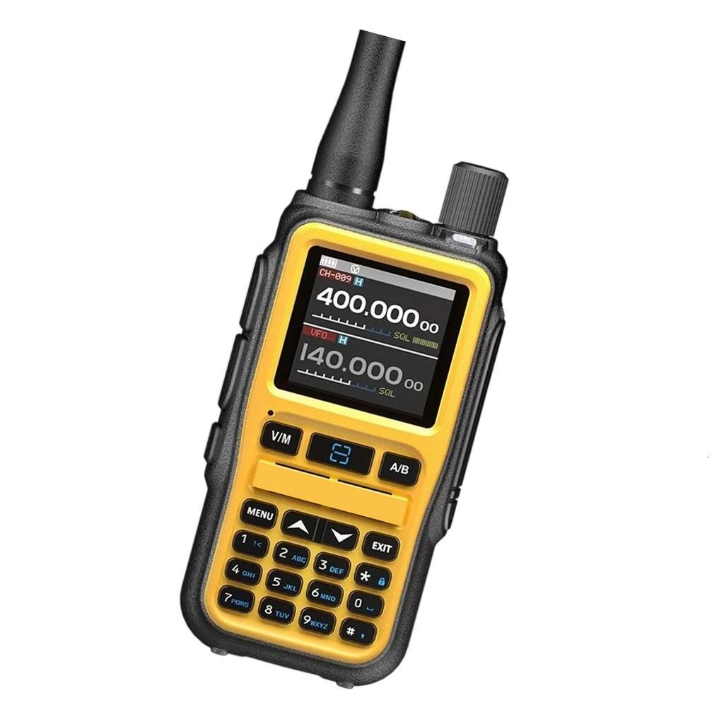 Переносная рация с FM-радио и беспроводной связью, оранжевый цвет