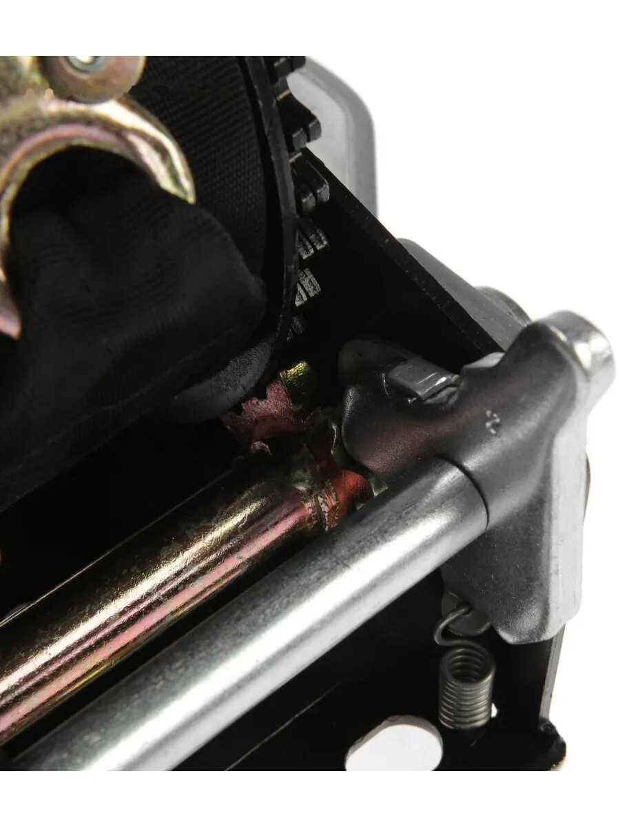 Лебедка ручная механическая барабанная с тросом