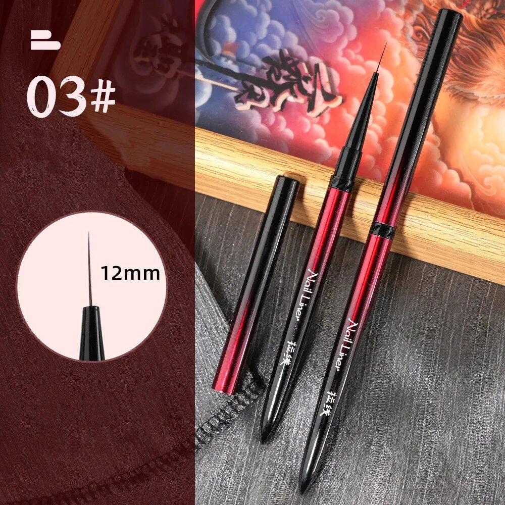 13 Стилей Градиентных Ручных Кистей Для Маникюра, УФ-геля, Нейл-арта, Рисования Линий, Градиентной Росписи И Моделирования Но.