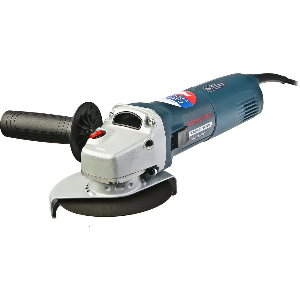 Болгарка Hanskonner PLATINUM HWS1400E, 1400Вт, 125мм, 2800-11500об/мин