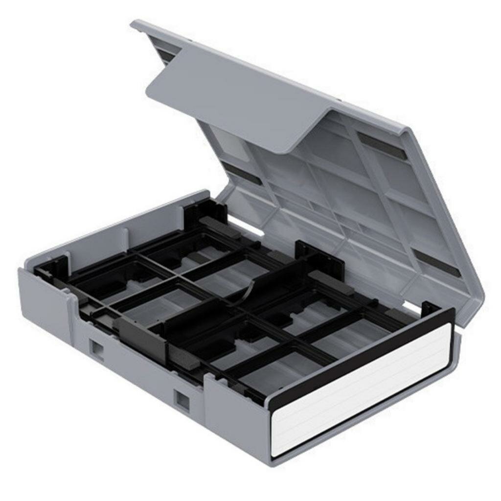 Контейнер для жестких дисков ABS, 4x2.5" или 1x3.5", Серый
