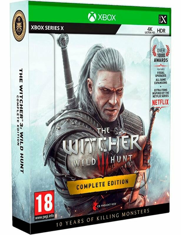 Игра Ведьмак 3: Дикая Охота. Полное Издание.10 Years of Killing Monsters (русcкая версия) для Xbox Series X