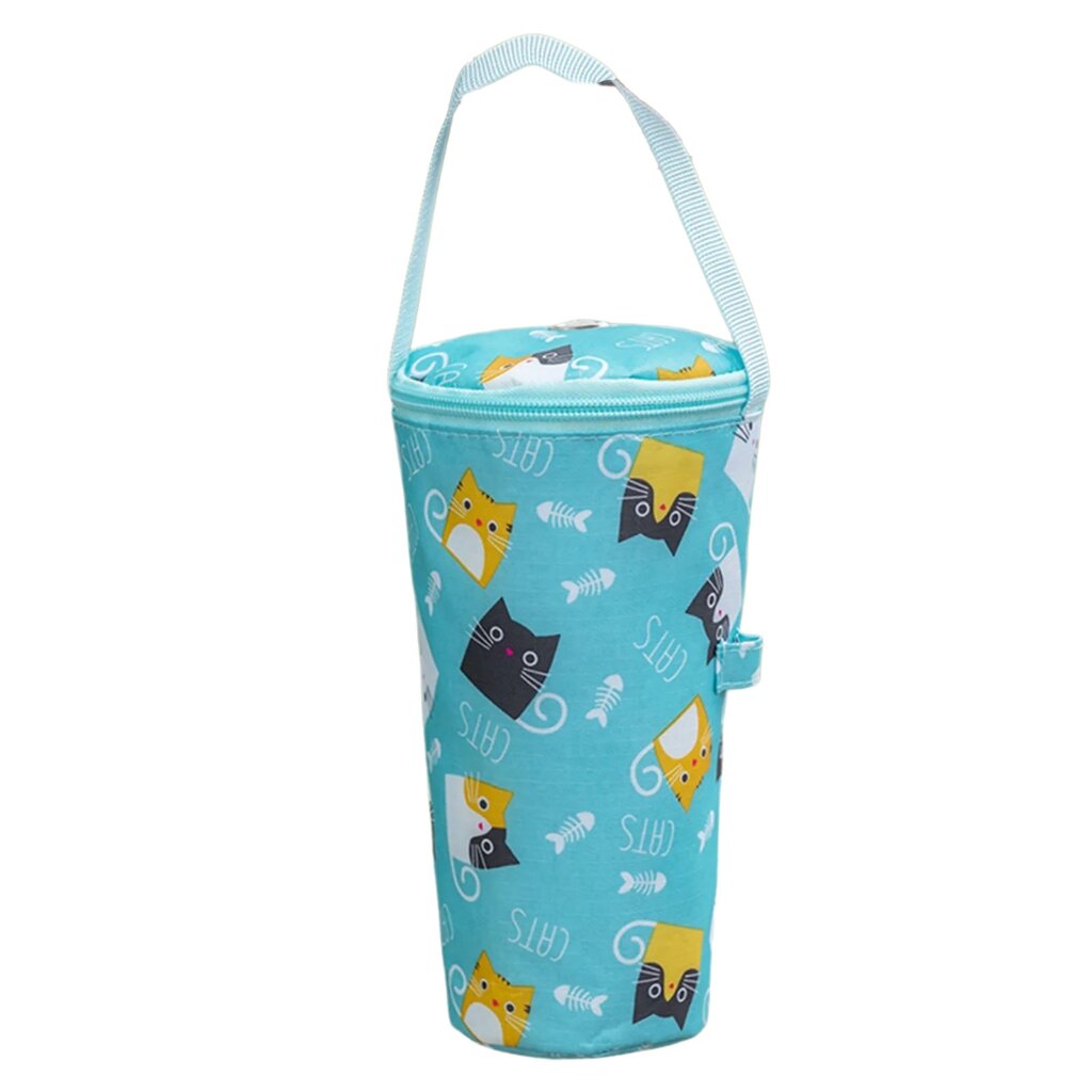 Подстаканник Для чая С Молоком Портативный Подстаканник Для Сохранения Тепла-Blue Cat