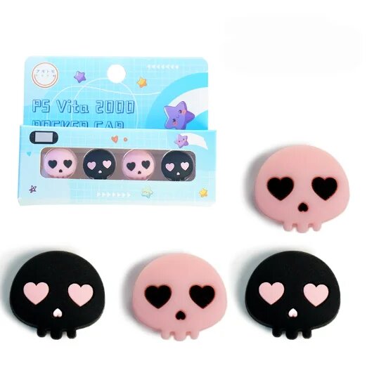 Силиконовые чехлы для джойстиков PS Vita 2000 Skull