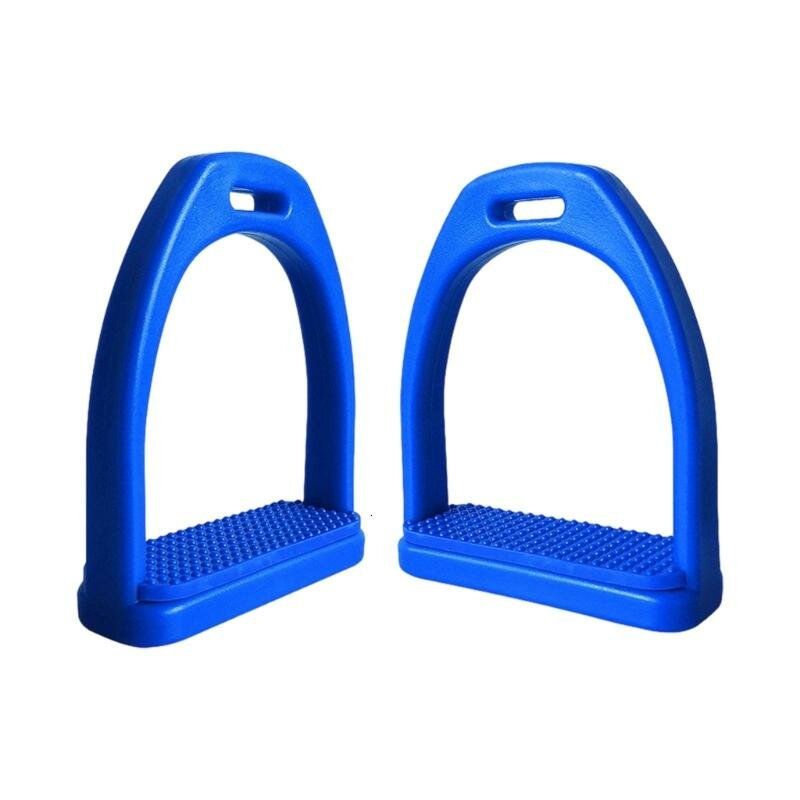 Пластиковые стремена для лошадей, усиленные, Синий