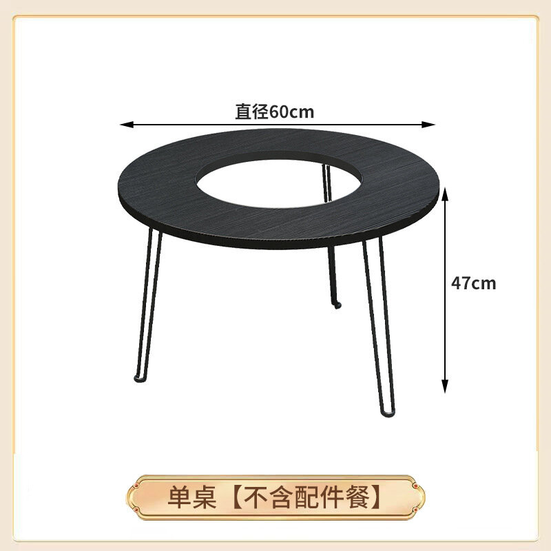 Уличный гриль для домашнего использования, портативный складной стол для барбекю без дыма, угольный гриль для уличного двора, печь для заваривания чая