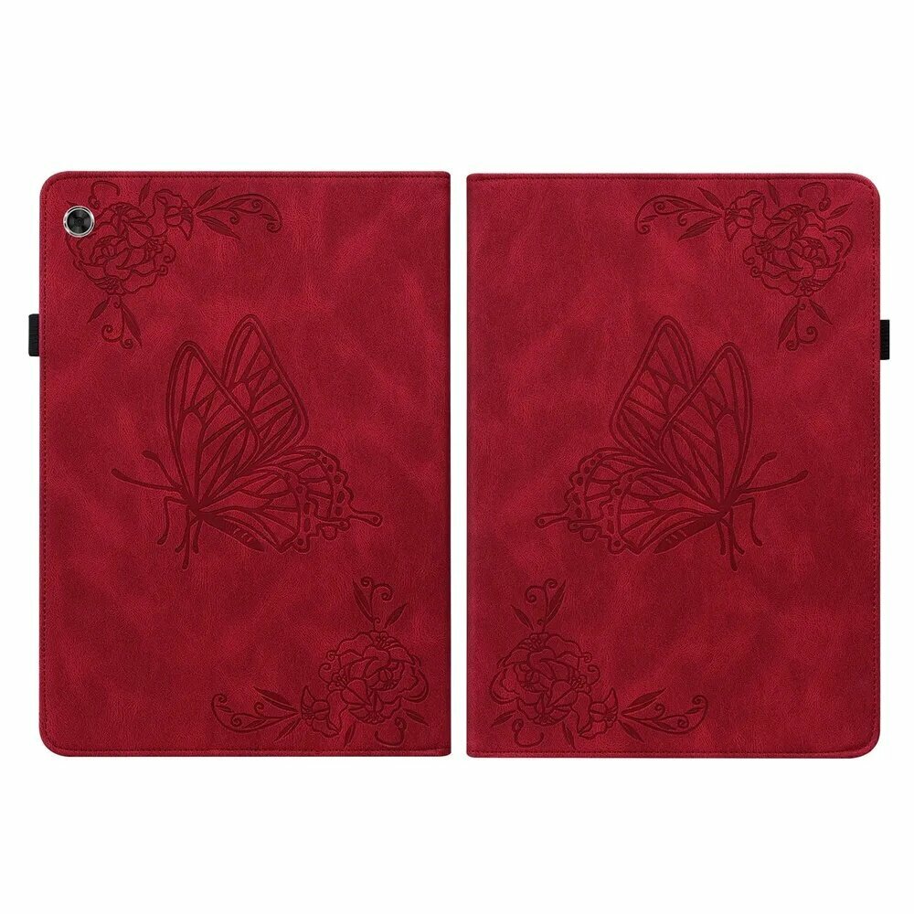 Чехол для планшета Lenovo Tab M8 HD (8,0") (TB-8505F/8505X) дюймов, из искусственной кожи, с подставкой, тисненый узор в виде бабочки