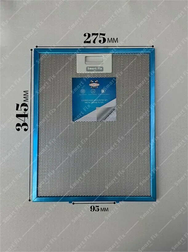 1 шт. Teka: DBB60VR01Нержавеющий 275x345мм Аспиратор и проволочный фильтр-жироуловитель Модель: 81460133 27,5x34,5см