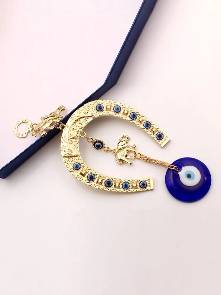 Подкова На Дверь Оберег Золотистая Металлическая Подкова От Сглаза