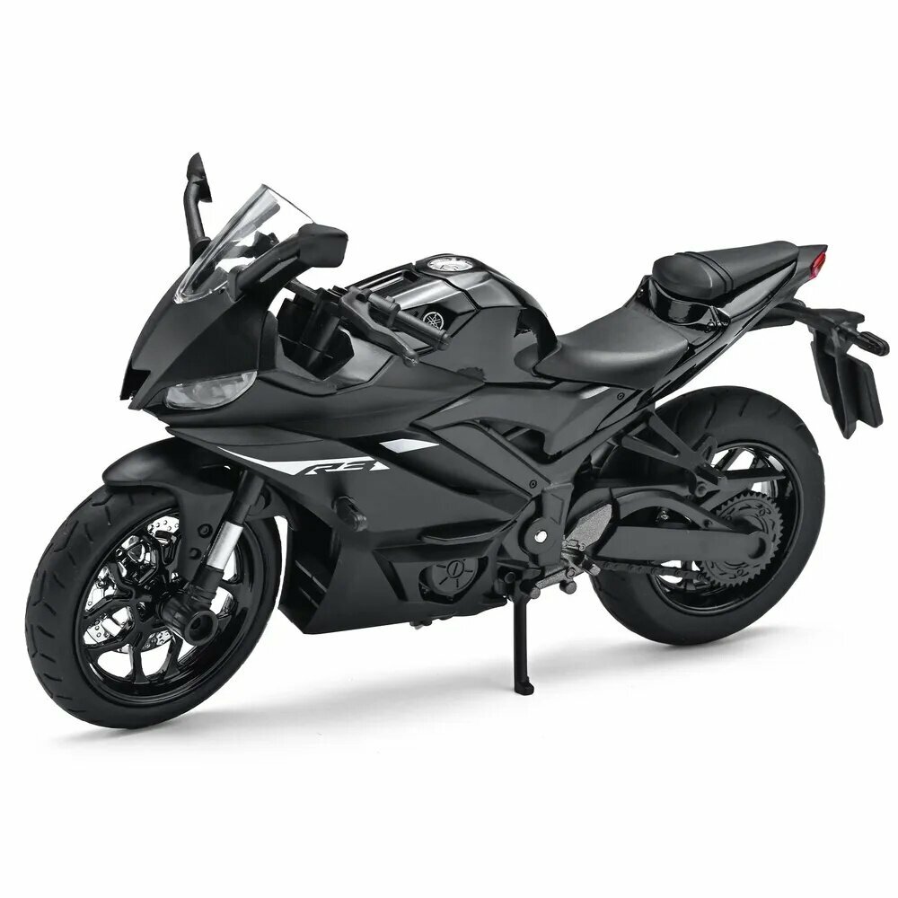 Игрушечный 1:12 Yamaha YZF R3 Спортивные гонки, Модель из сплава, Со звуком и светом, Коллекционные предметы