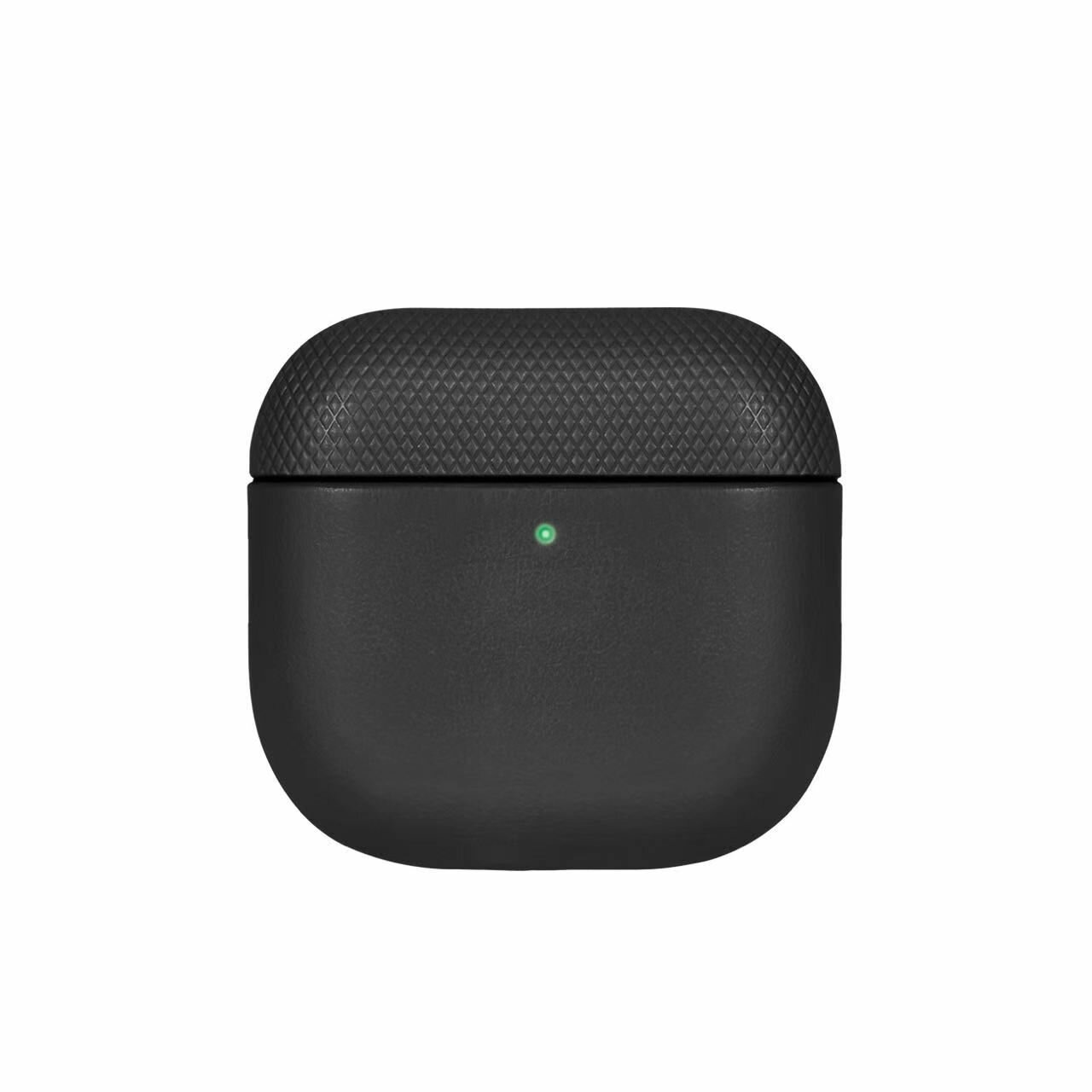Чехол Native Union (Re)Classic Case для AirPods 4, кожаный, жесткий корпус, ударопрочный, космический черный