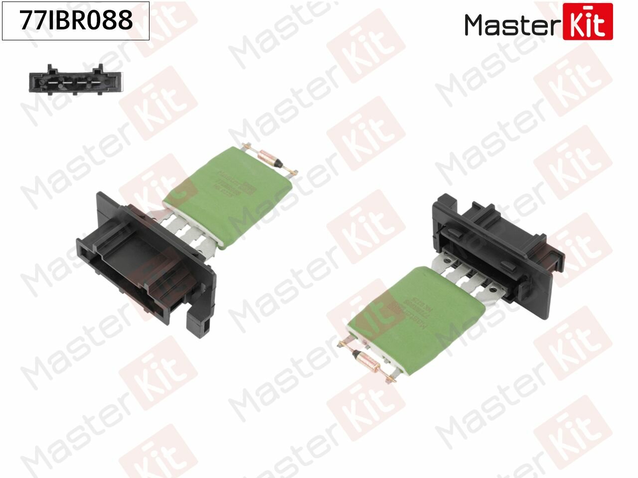 Резистор вентилятора Mercedes-Benz SPRINTER 2-t 901 902/3-t 903/4-t 904 1995 - 2006 MasterKit 77IBR088
