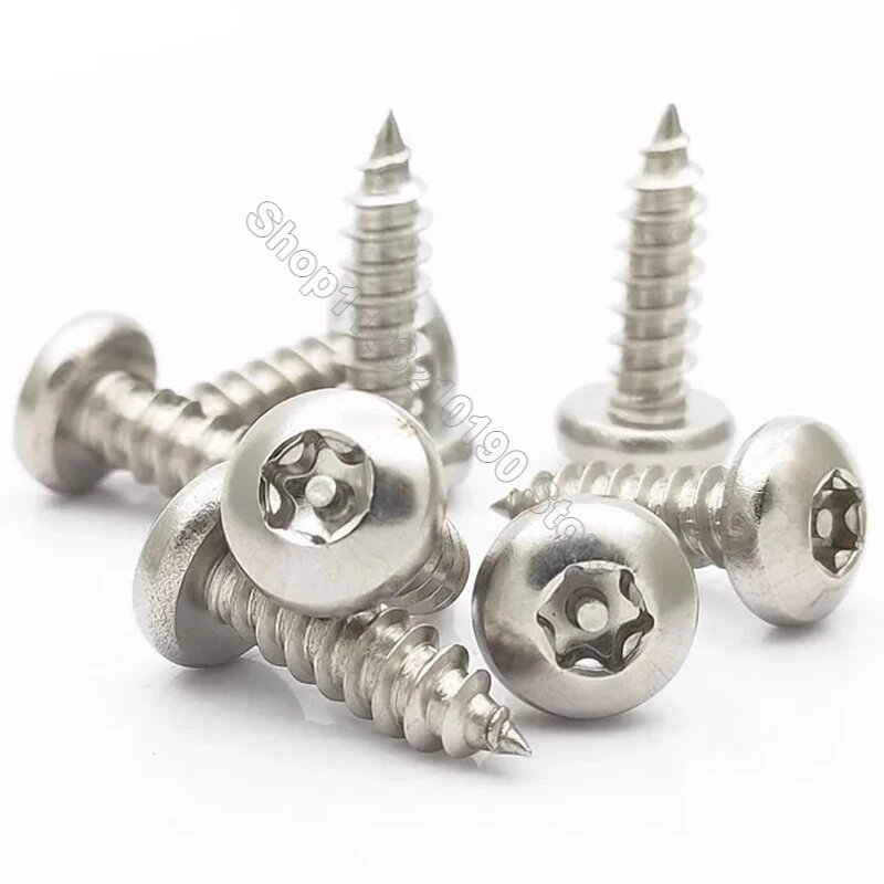 GooBetter шестигранные саморезы из нержавеющей стали Torx M2.9-M4.8 M3.9, 10Pcs, 13mm