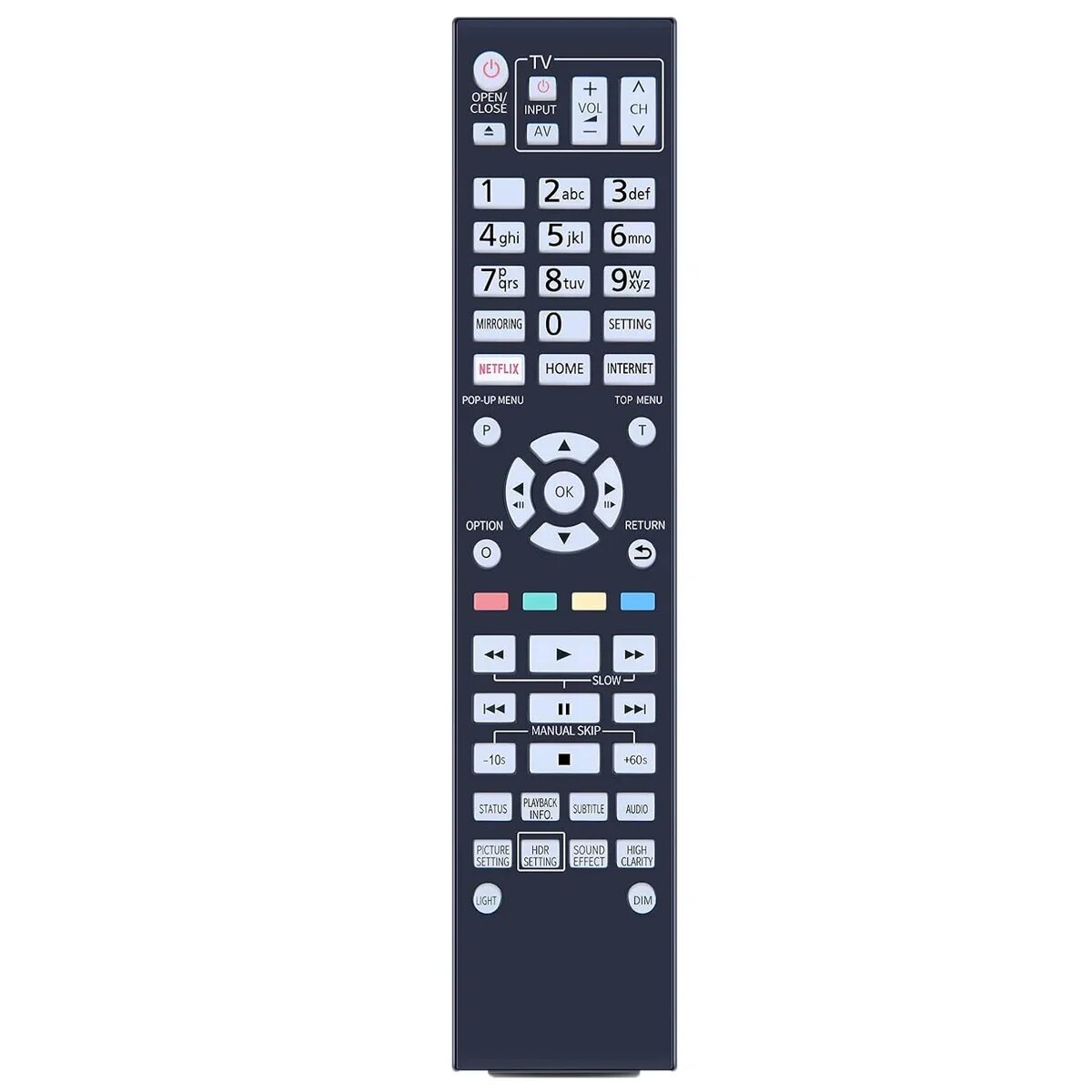 Пульт дистанционного управления Mownxih для проигрывателя Blu-ray Panasonic