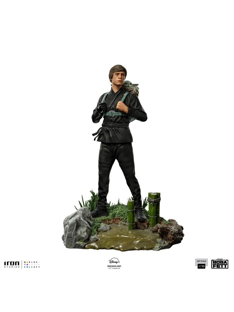 Статуэтка Звездные Войны - Люк Скайвокер и Грогу