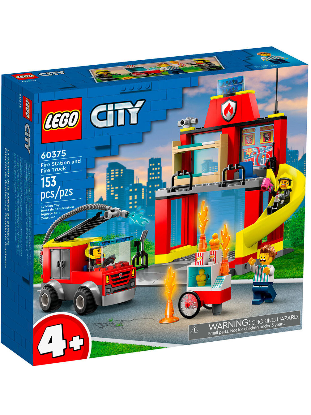 Конструктор LEGO City 60375 Пожарная часть и пожарная машина