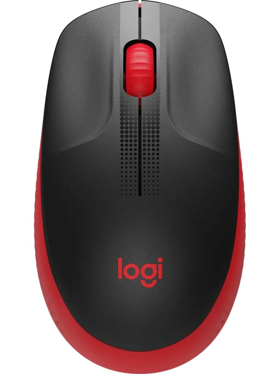 Мышь беспроводная LOGITECH M190 red (USB, 1000dpi, 3but) (910-005908)