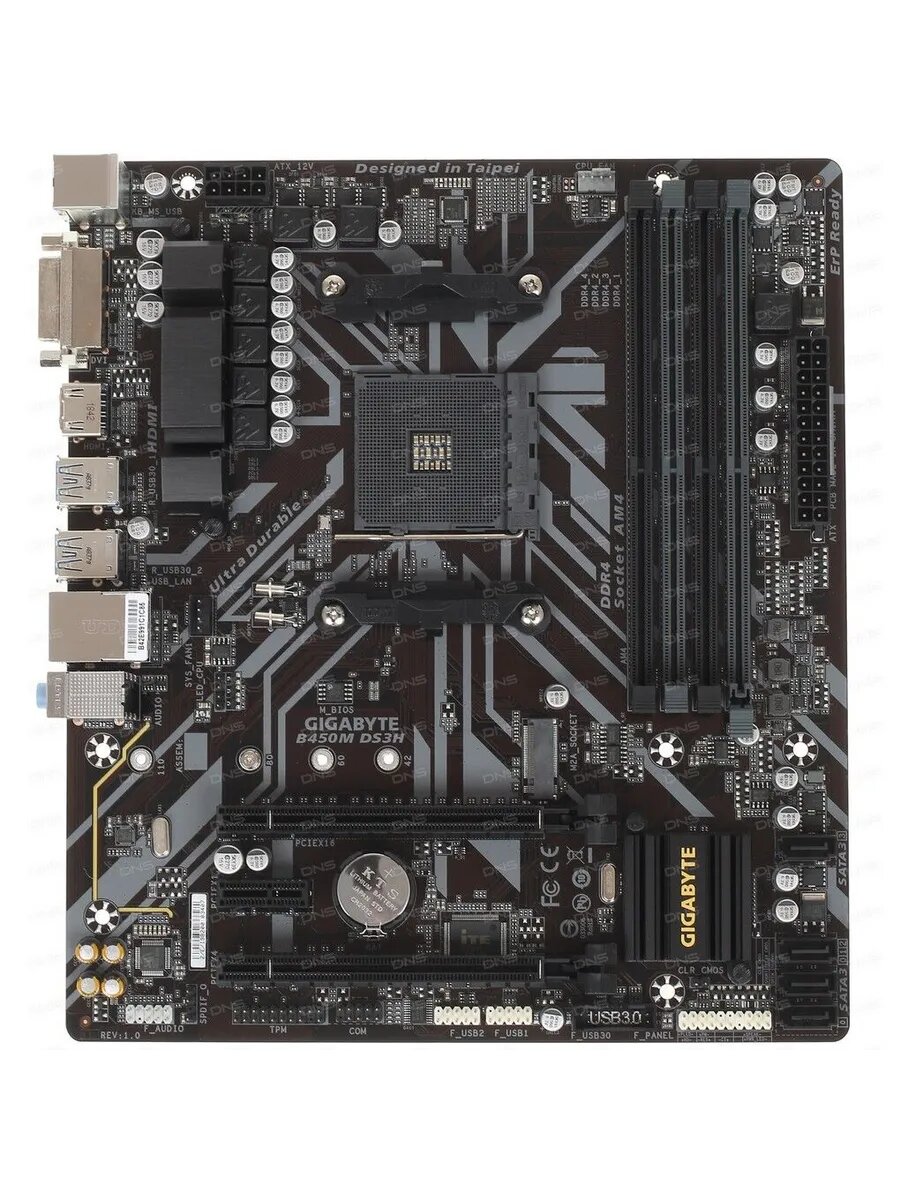 Материнская плата B450M DS3H - AM4, DDR4