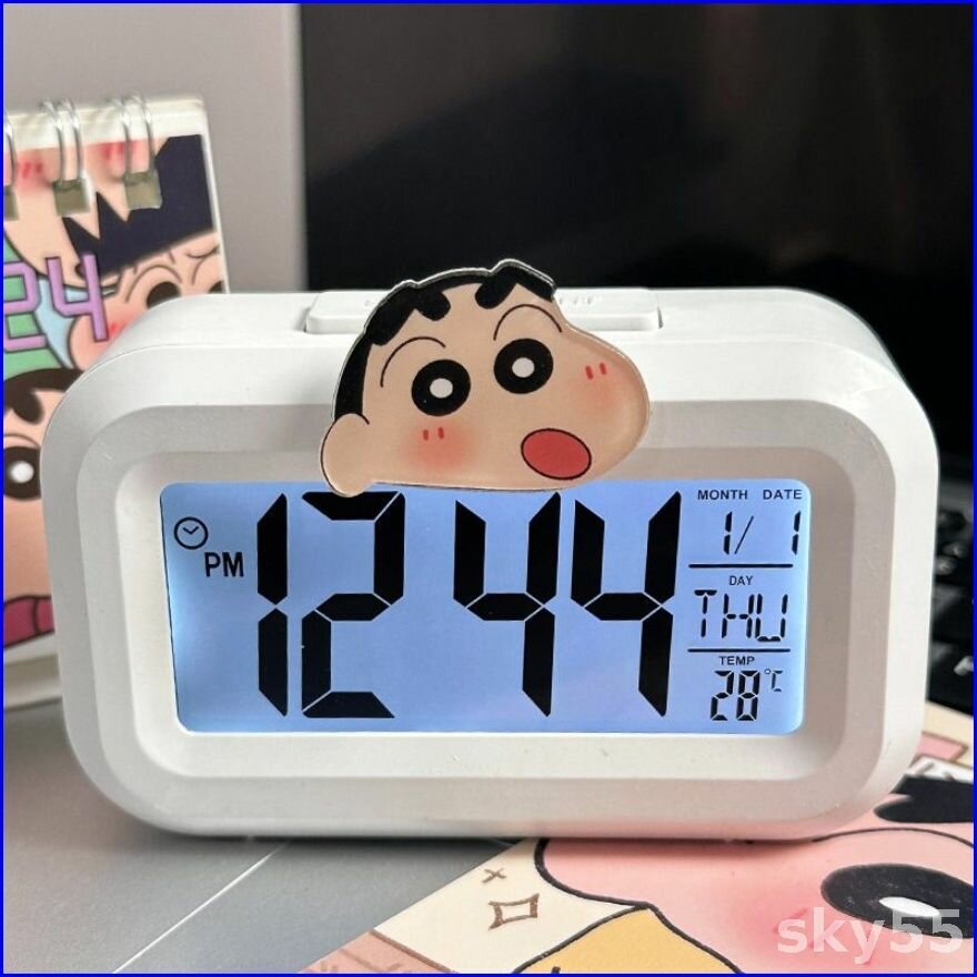 Мини-будильник , светящийся в темноте, милый часы