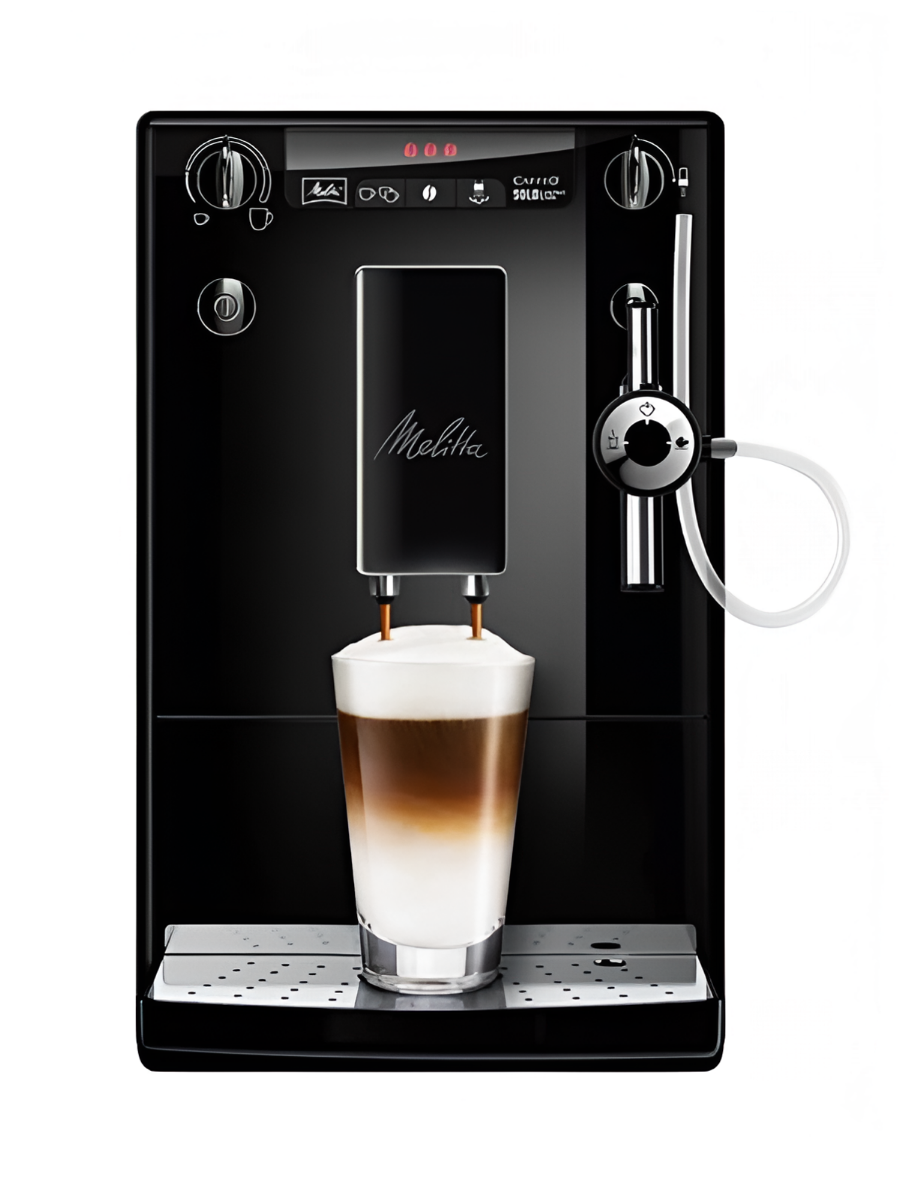 Кофемашина Melitta Caffeo E957-304 Pure Black, 1400 Вт, 15 Бар, самоочистка, капучинатор