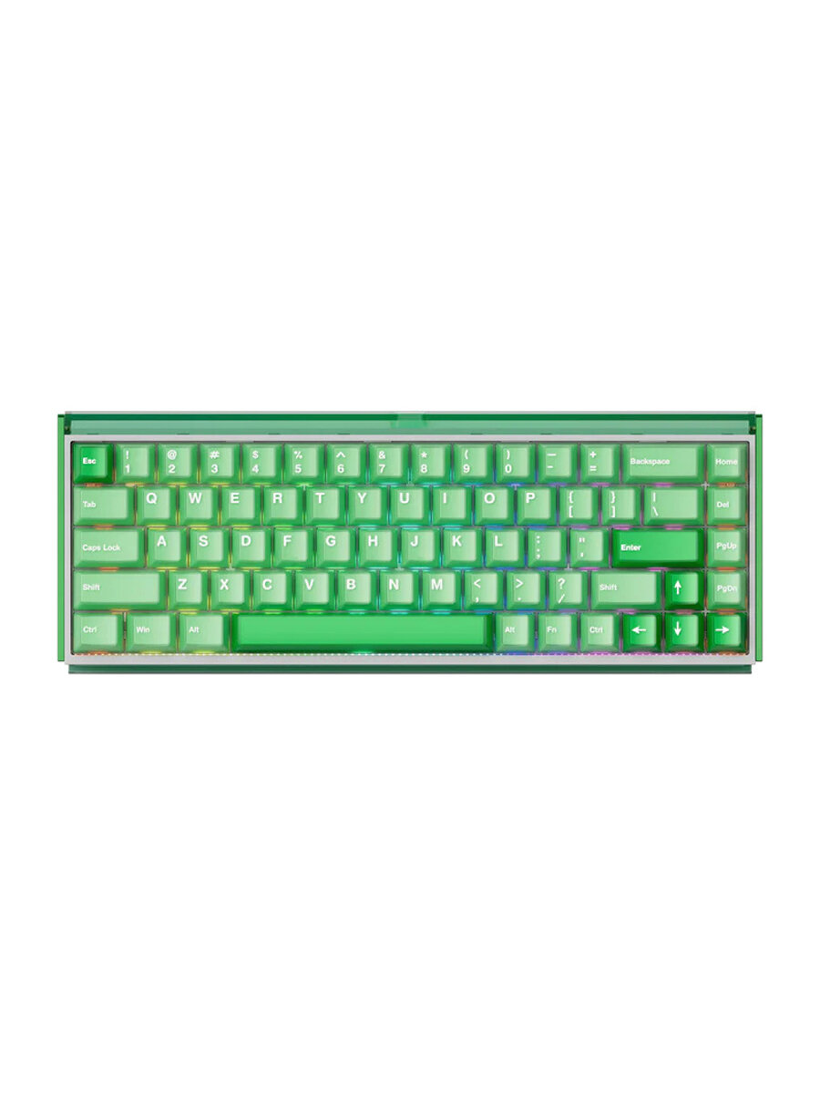 AKKO RAY68 HE Magnetic Wired AstroAim Magnetic Switches, зеленый, игровая проводная клавиатура