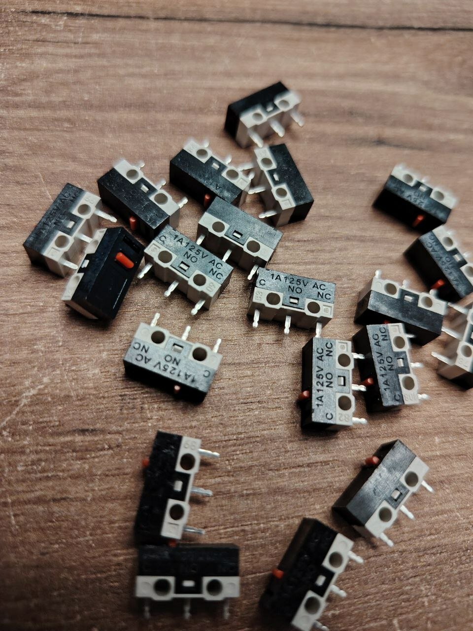 3-контактный микропереключатель для мыши, игровая кнопка мгновенного действия 20ШТ