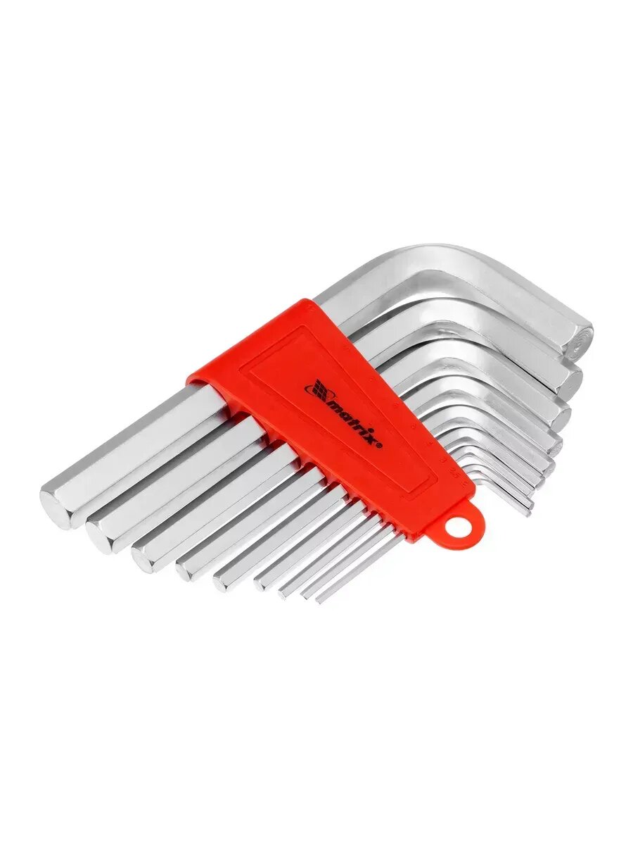 Набор ключей шестигранников 2-12 мм (имбусовые) HEX