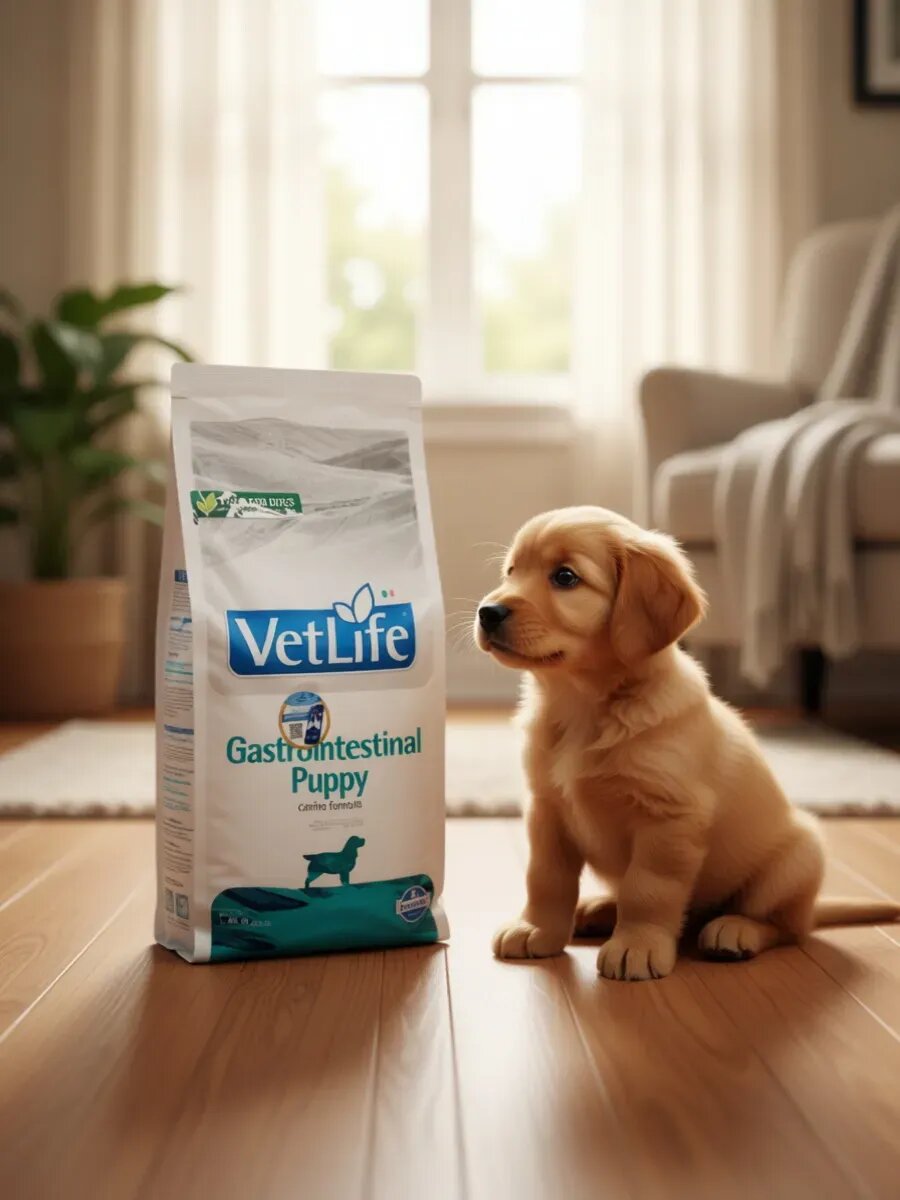 VET LIFE GASTROINTESTINAL PUPPY для щенков (восстановление пищеварения), 12 кг