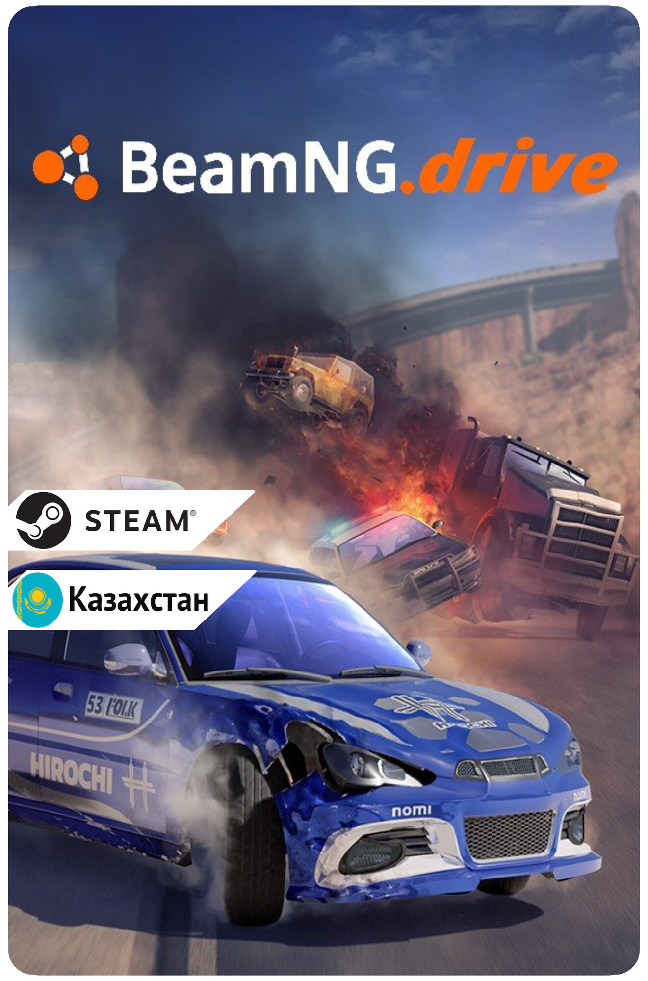 Игра BeamNG.drive для PC (ПК) Steam, Steam GIFT, Казахстан