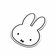 Милый универсальный противоскользящий коврик для мыши Miffy, кожаный игровой ков...