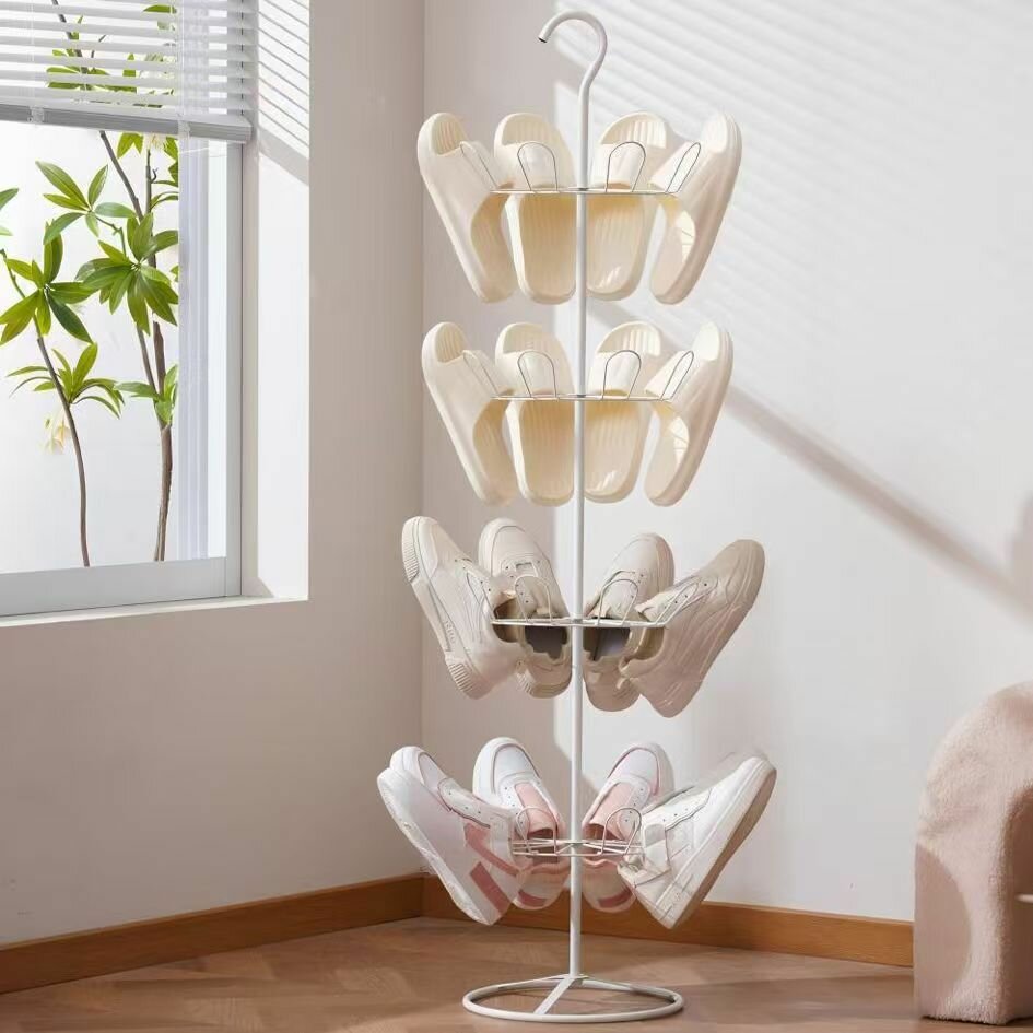Сушилка для обуви, стеллаж для хранения, уличная сушилка для обуви на балконе, вращающаяся напольная вешалка для сушки обуви и кроссовок