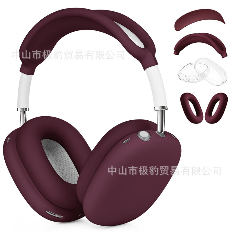 Подходит для защитного чехла AirPods Max, силиконового чехла для наушников Apple с Bluetooth, прозрачного мягкого защитного чехла из ТПУ.