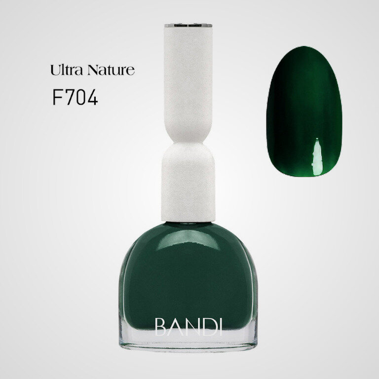 Лак для ногтей тон F704s Paint Green 10 мл BANDI ULTRA NATURE F704s Paint Green Лак 10 мл