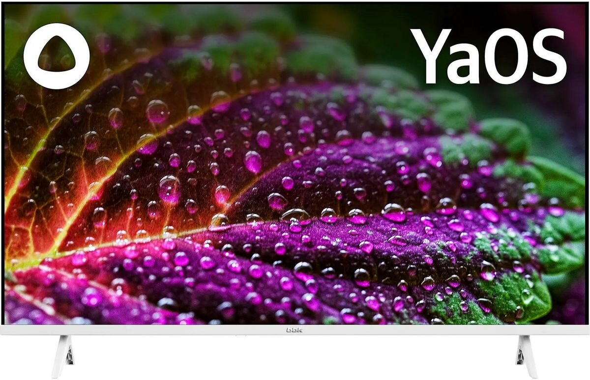 40" Телевизор BBK 40LEX-7244/FTS2C (W) FULL HD, белый, смарт ТВ, YaOS