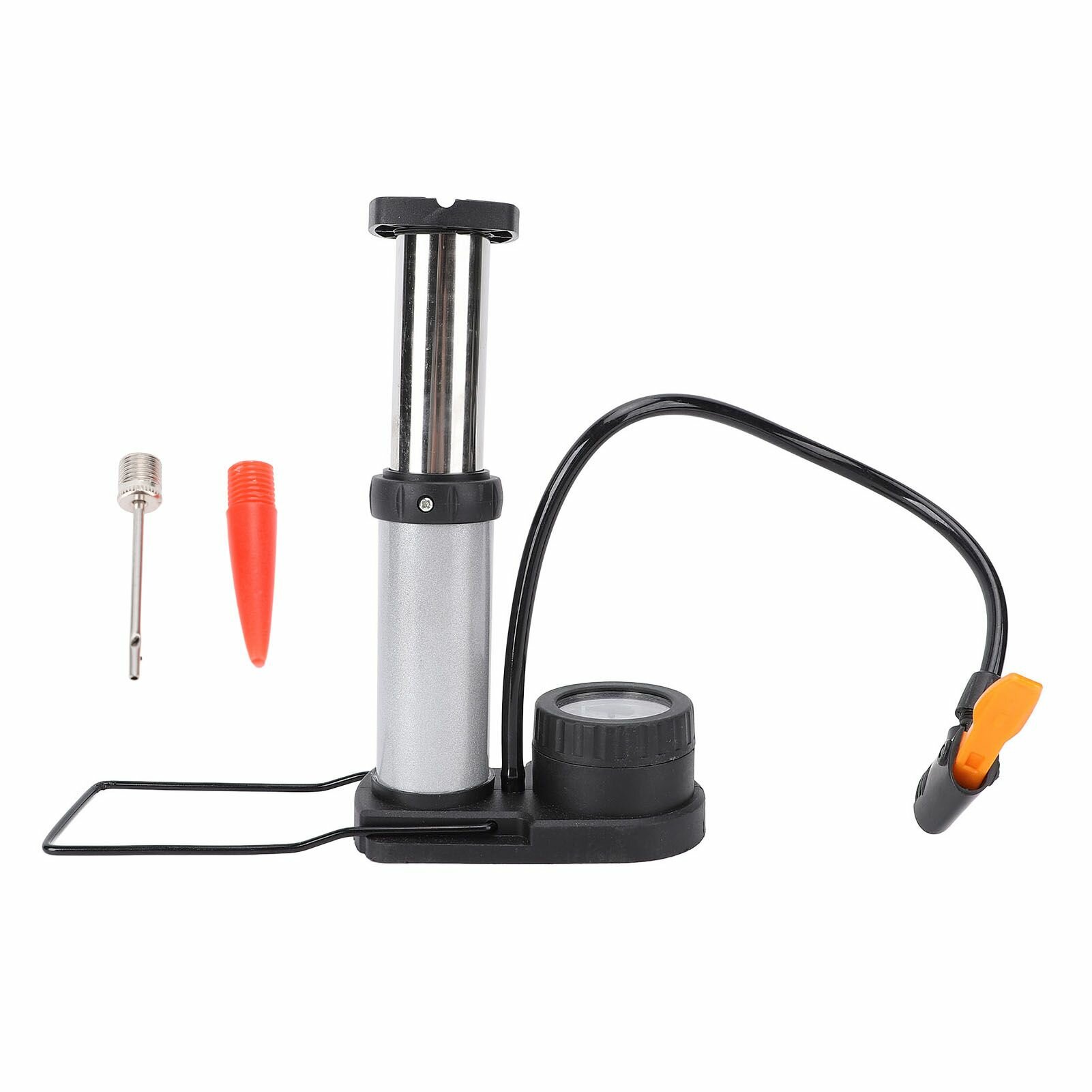 Ножной насос для велосипеда, компактный, с манометром до 120 PSI, для электрических и обычных велосипедов